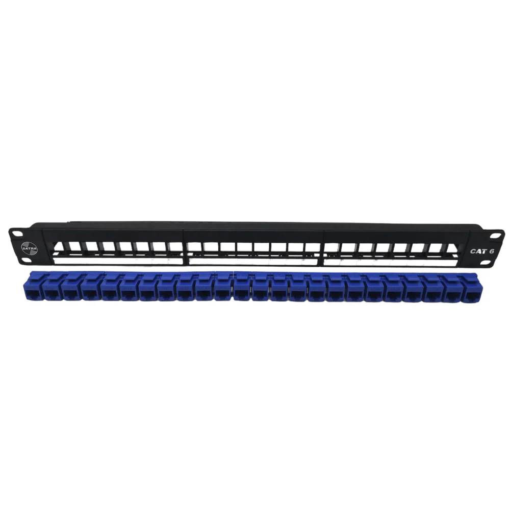PATCH PANEL SATRA 24 PUERTOS JACK AZUL CAT 6 | | Promart.pe - Promart
