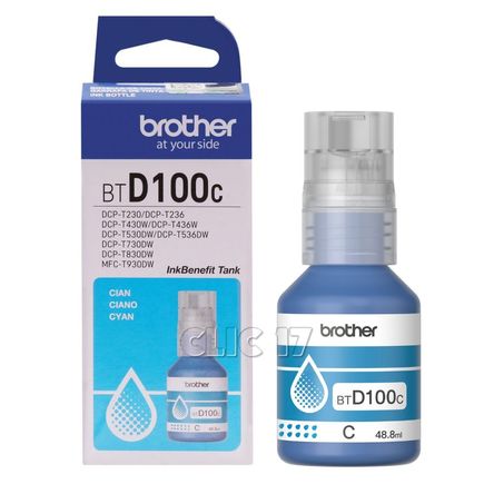 Tinta Brother BTD100C Cyan DCP-T230 430W 436W | Promart.pe - Promart