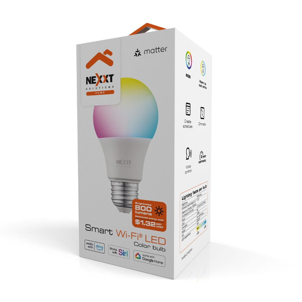 Foco LED Smart Nexxt Nhb-C120M RGB - Promart