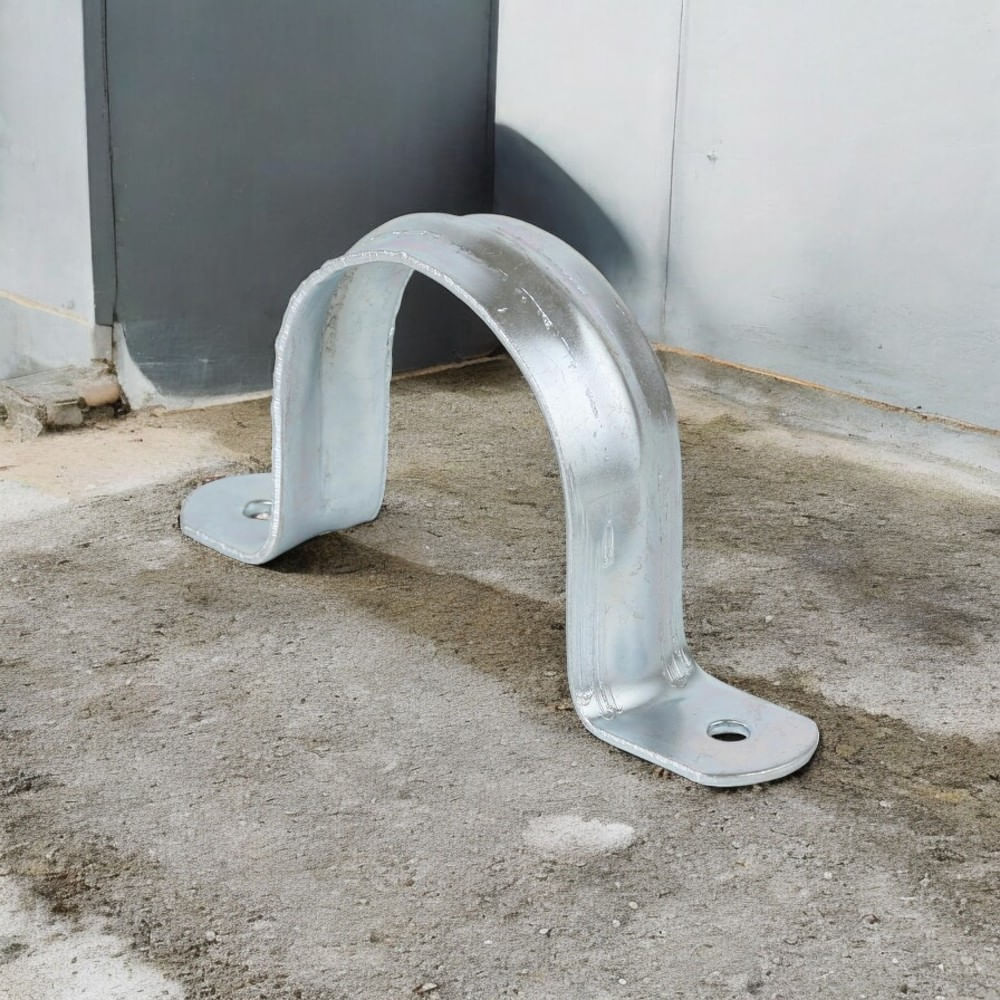 Abrazadera de Metal Jormen Modelo 2' con 2 Orejas de 2mm Plata - Promart
