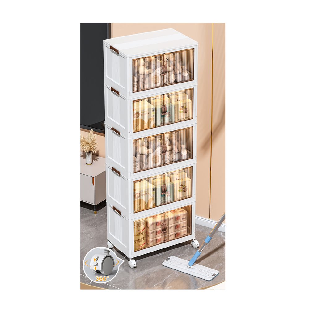 Organizador Multiuso Mueble Estante De 5 Niveles Multiuso Plegable 12C ...