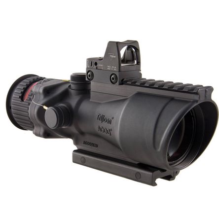 Trijicon 6x48 Dual Illuminated ACOG Machine Gun Optic and 6.5 MOA RMR ...