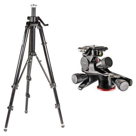 Trípode Manfrotto 475B Pro Columna Engranada | Promart.pe - Promart