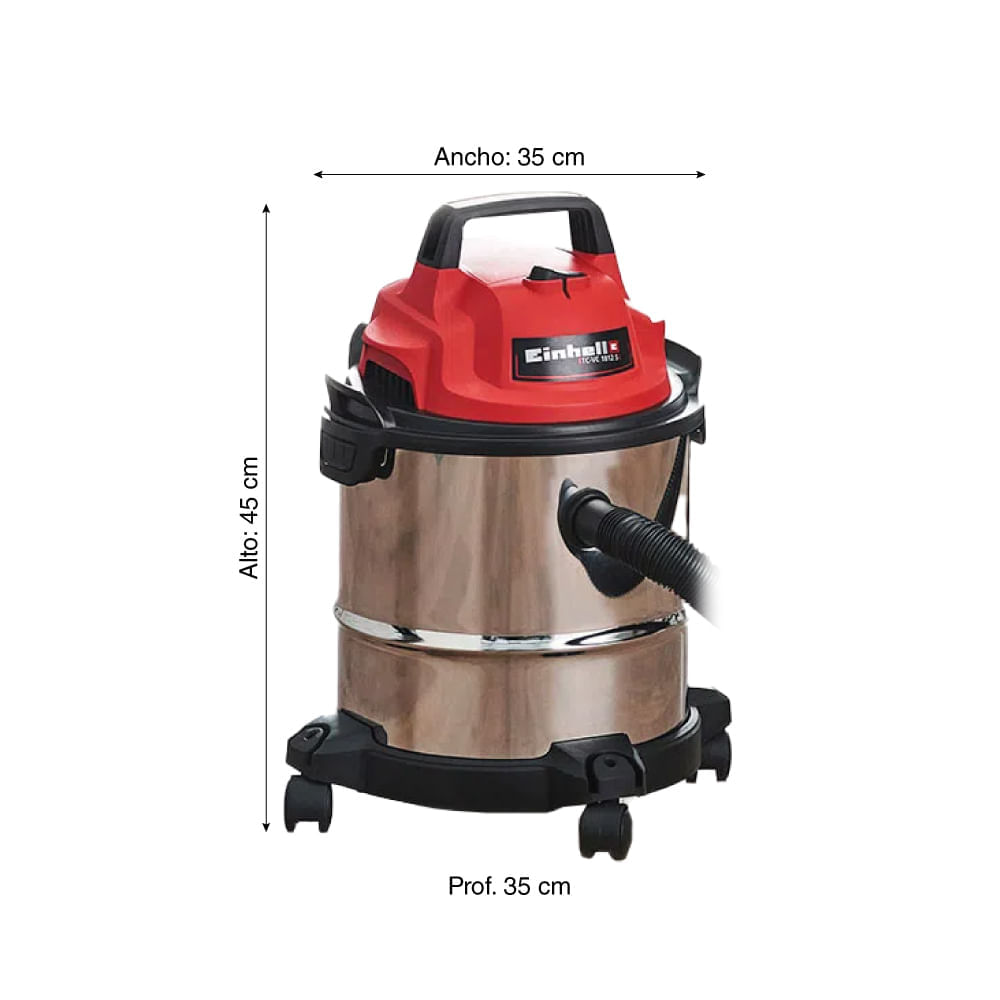 Aspiradora Multipropósito Einhell TC-VC 1812 S Negro 1250 W | Promart ...