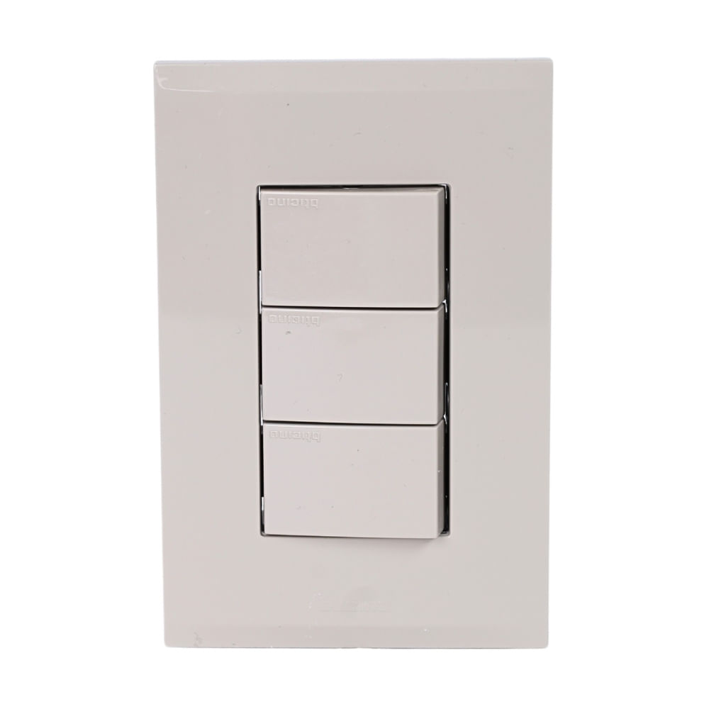 Interruptor triple Arena Bticino - Promart