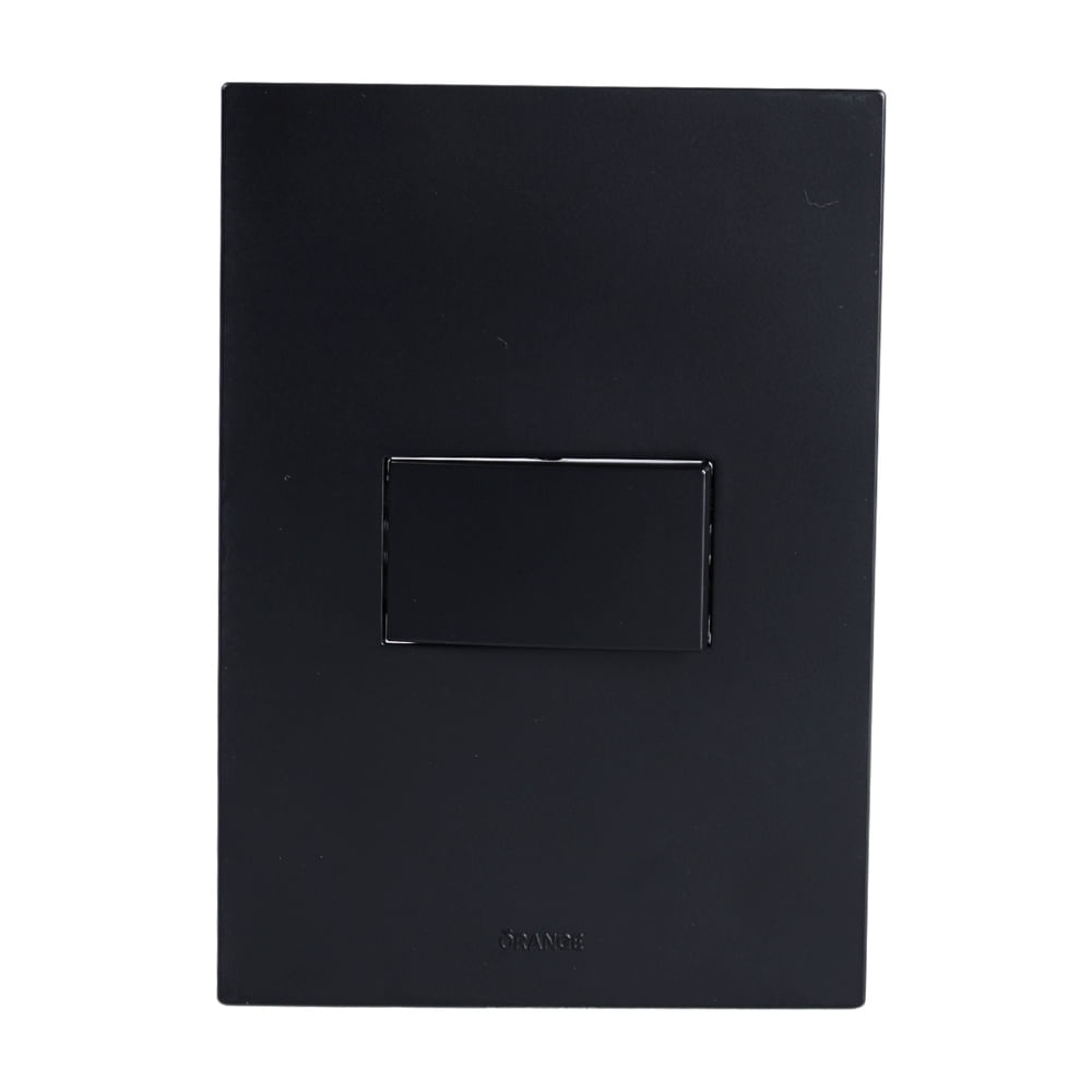 Placa Armada Orange: Conmutador Simple Matte Negro - Promart