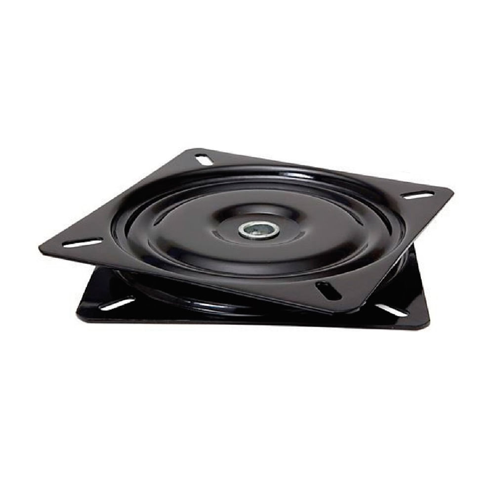Base Giratoria de Acero Modelo 360° Negro de 16x16cm - Promart