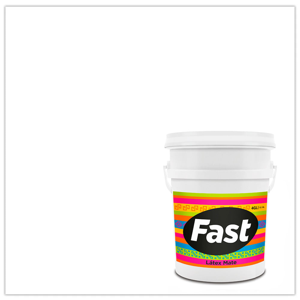 COMBO Pintura Latex Fast Blanco 4 galones + Sellador CPP 4 galones - Promart
