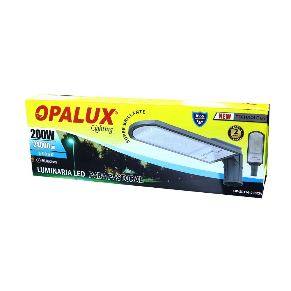 Luminaria Pastoral Opalux Pro 200W Luz Fría - Promart