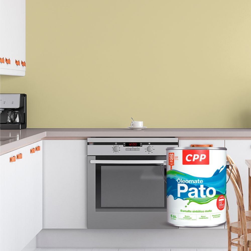 Pintura Oleo Cpp Mate Blanco 1 gal - Promart
