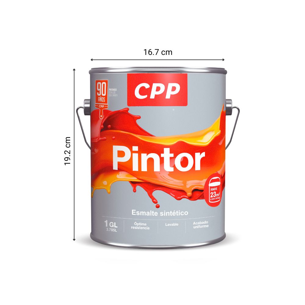 Compra online el Esmalte sintético Pintor Blanco 1 galón CPP en Promart.pe ¡Ingresa Aquí! - Promart