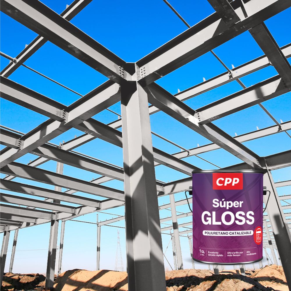 Super Gloss aluminio fino 1gl - Promart