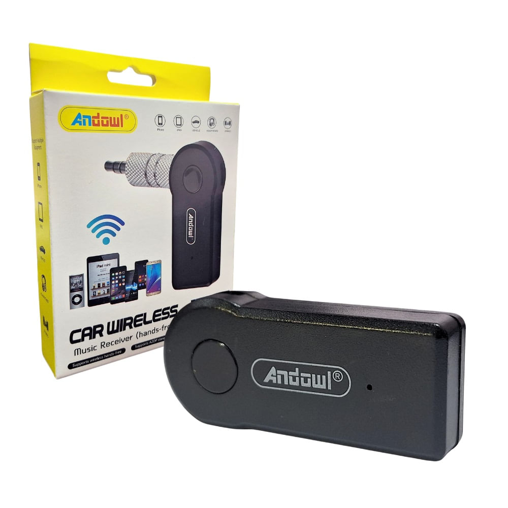 Receptor Bluetooth Plug 3.5mm Para Autos / parlantes ANDOWL - Promart