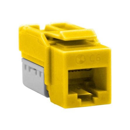SATRA 9999999887 JACK RJ45 CAT6 Amarillo | Promart.pe - Promart