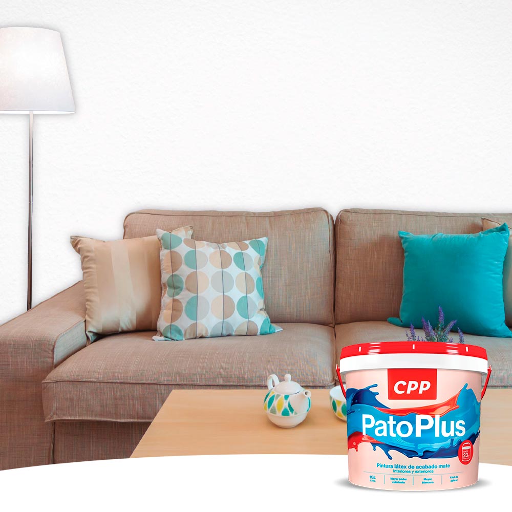 Pintura Látex Patoplus CPP Blanco 1 galón - Promart