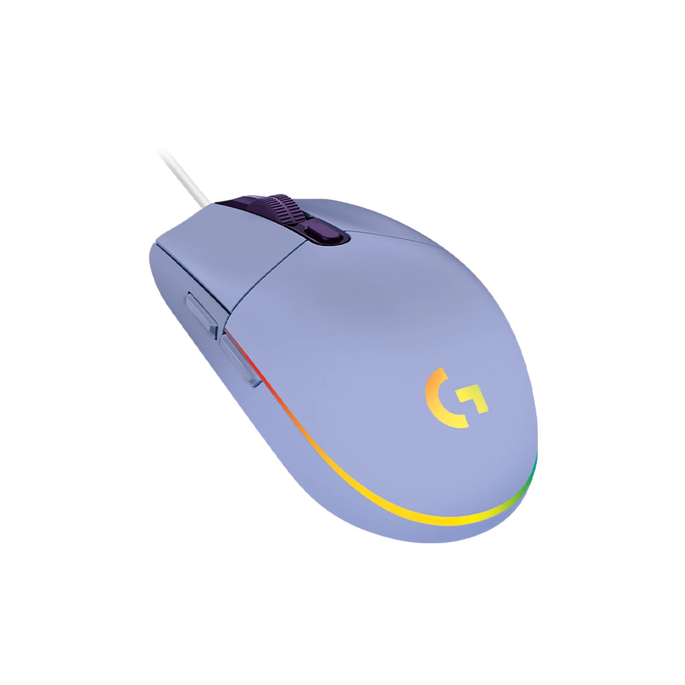 Mouse Gamer Logitech G203 Lightsync Rgb Morado - Promart