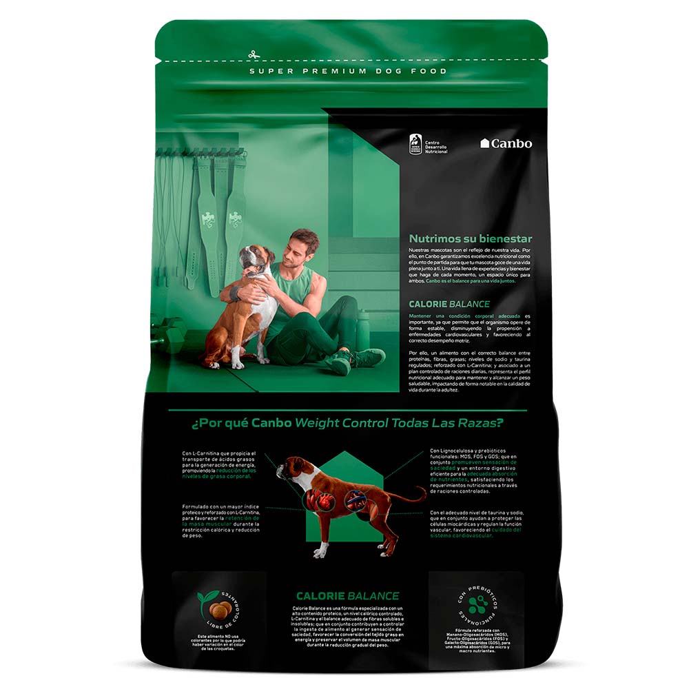 Comida para Perro Adulto Canbo Balance Control de Peso 3 kg - Promart