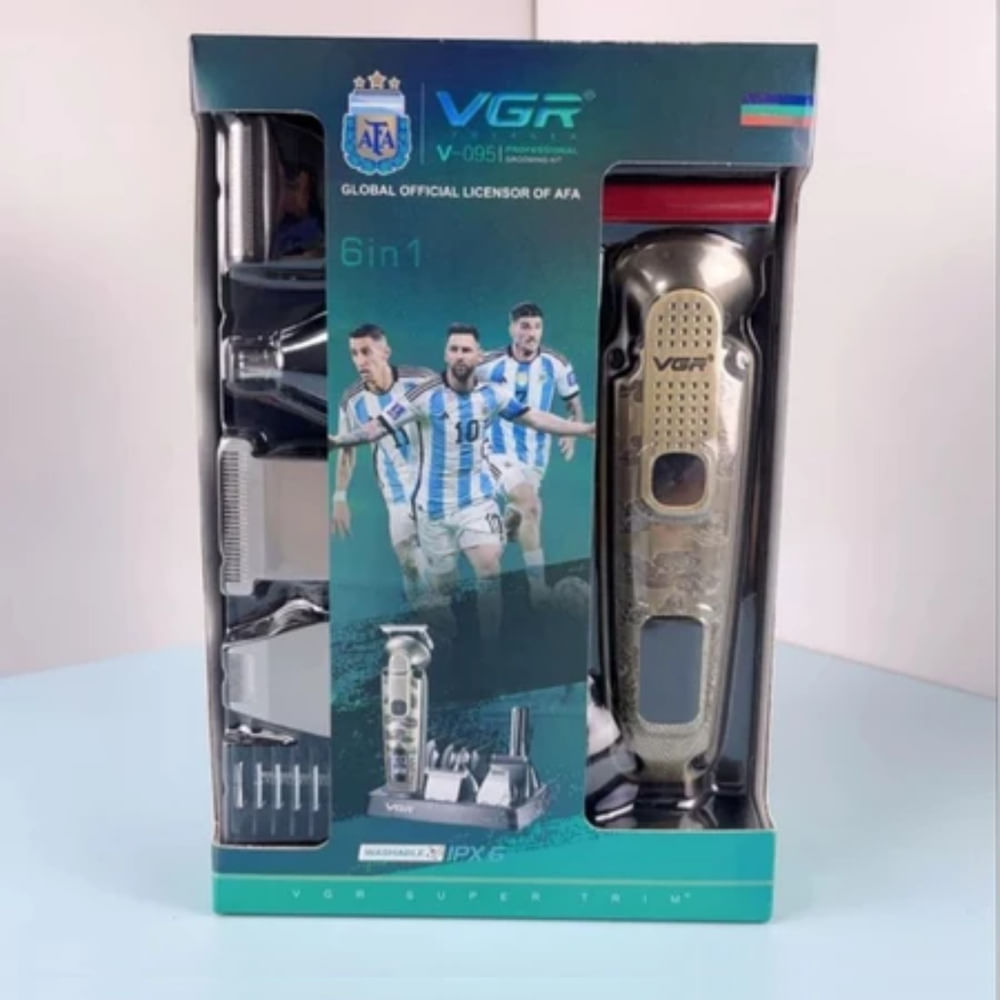 Máquina Cortadora Cabello Inalámbrica VGR V-095 Argentina 6 en 1 IPX6 ...