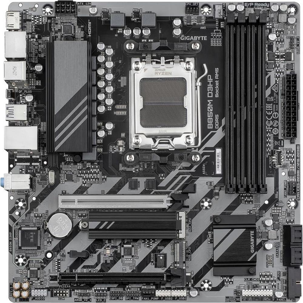 Motherboard GIGABYTE B850M D3HP Chipset AMD B850 Socket AMD AM5 mATX ...