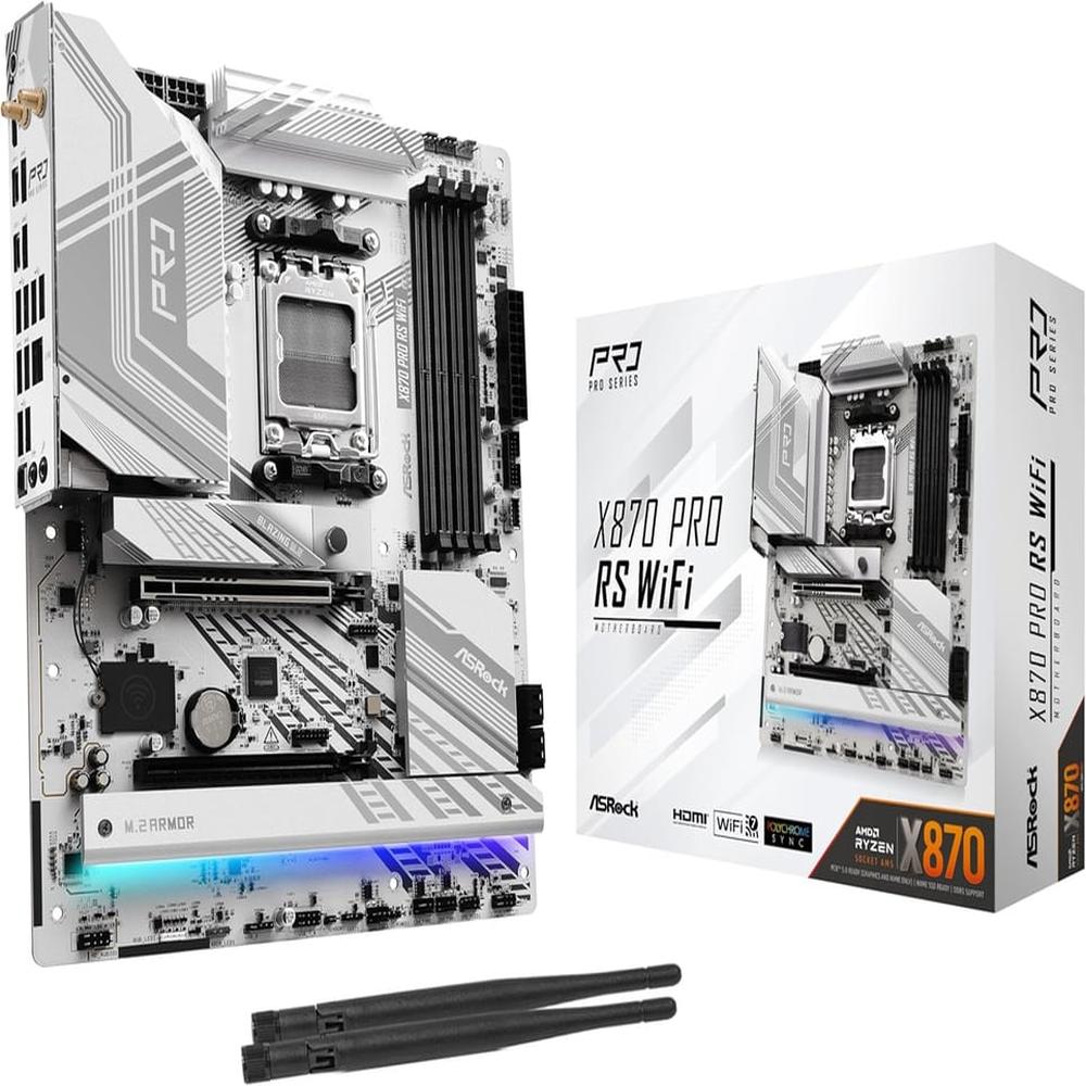 Motherboard ASROCK X870 Pro RS WiFi AMD X870 AMD AM5 ATX | Promart.pe ...
