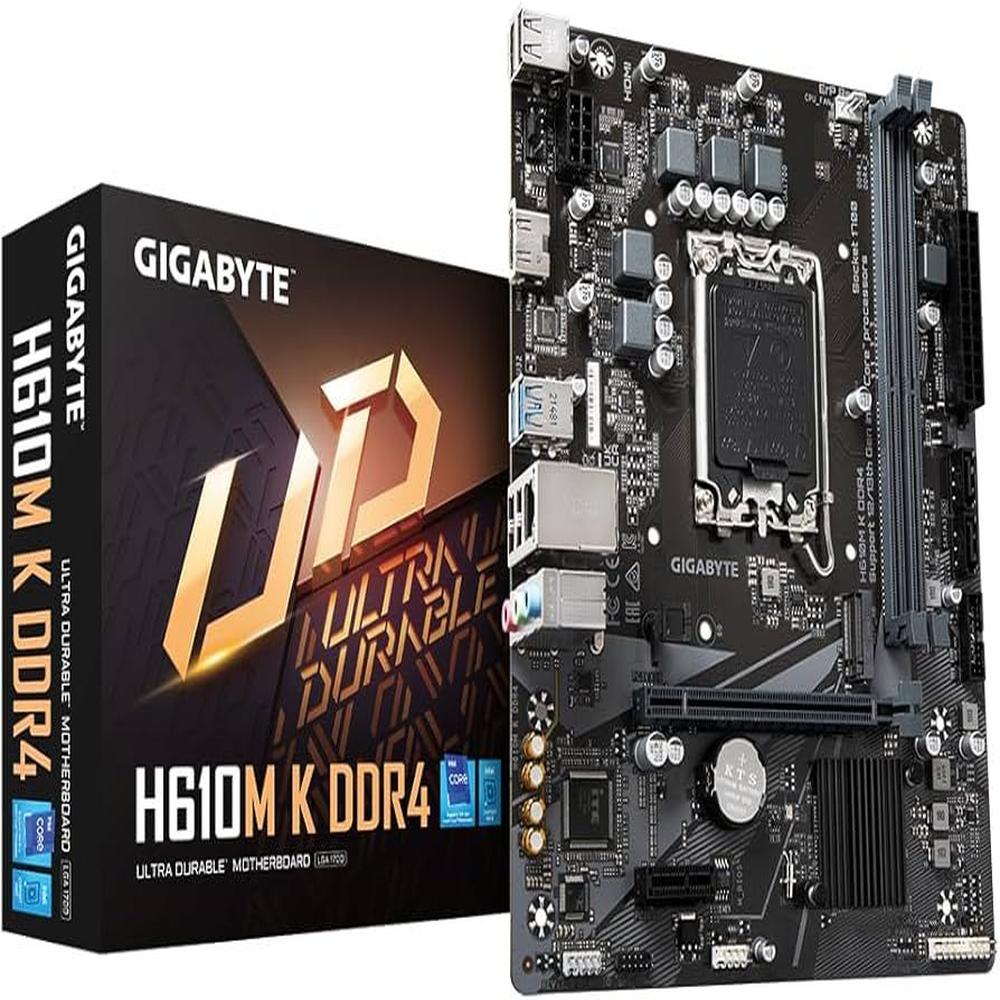 Motherboard Gigabyte H610M K V2 Chipset Intel H610 LGA1700 Micro ATX ...