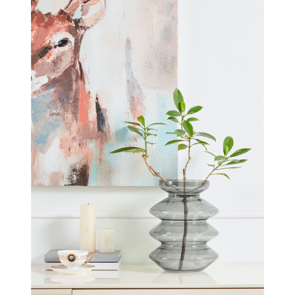 Jarrón Verde Eglo Bevato H280 D220 - Promart