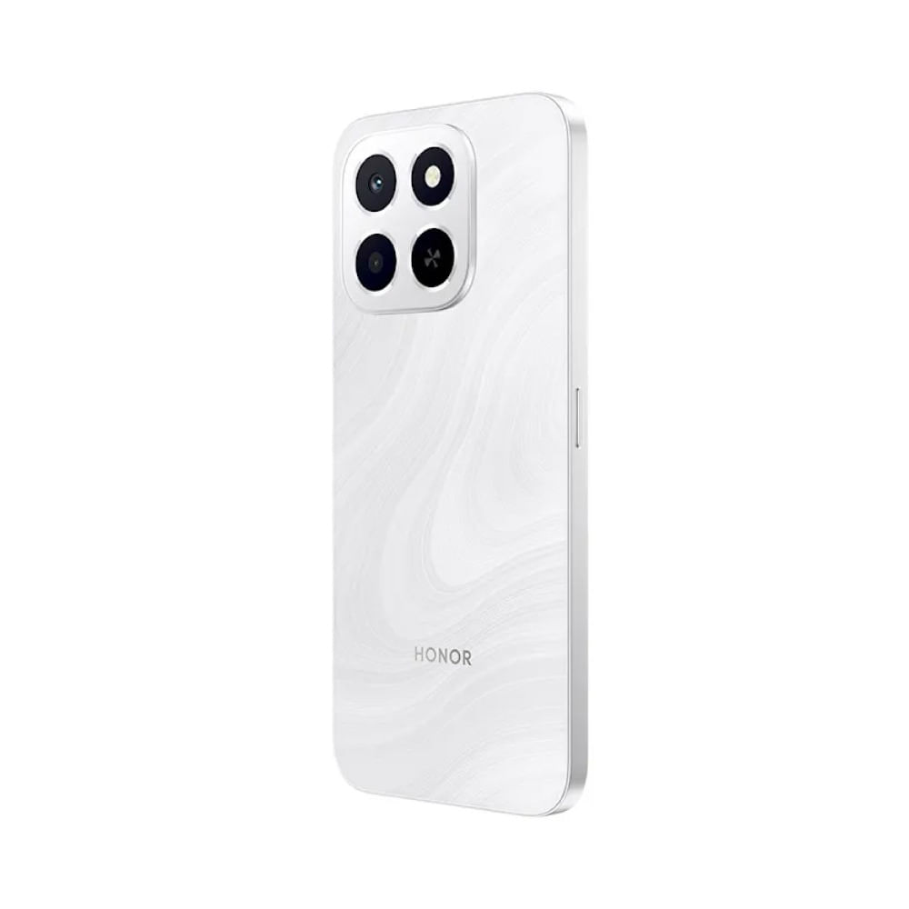 Celular HONOR X6C 6GB+256GB Cámara 50MP + Batería 5300mAh Moonlight White - Blanco Lunar - Promart