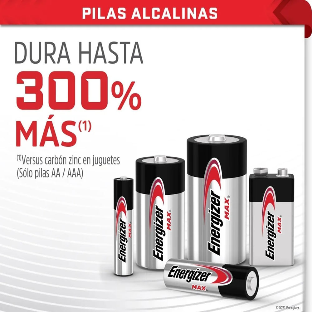 Pila AAAA Alcalina ENERGIZER. Blister de 02 pilas. | Promart.pe - Promart