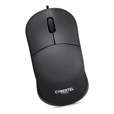Mouse Storm Black M103K USB 1000DPI Cybertel | Promart.pe - Promart