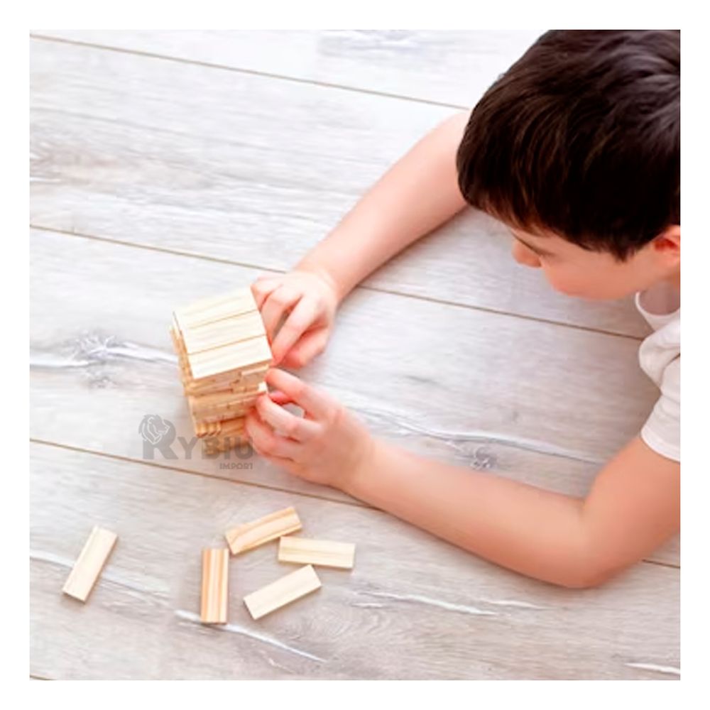 Jenga Entretenido para Dos Jugadores Madera Y+Stickers | Promart.pe ...