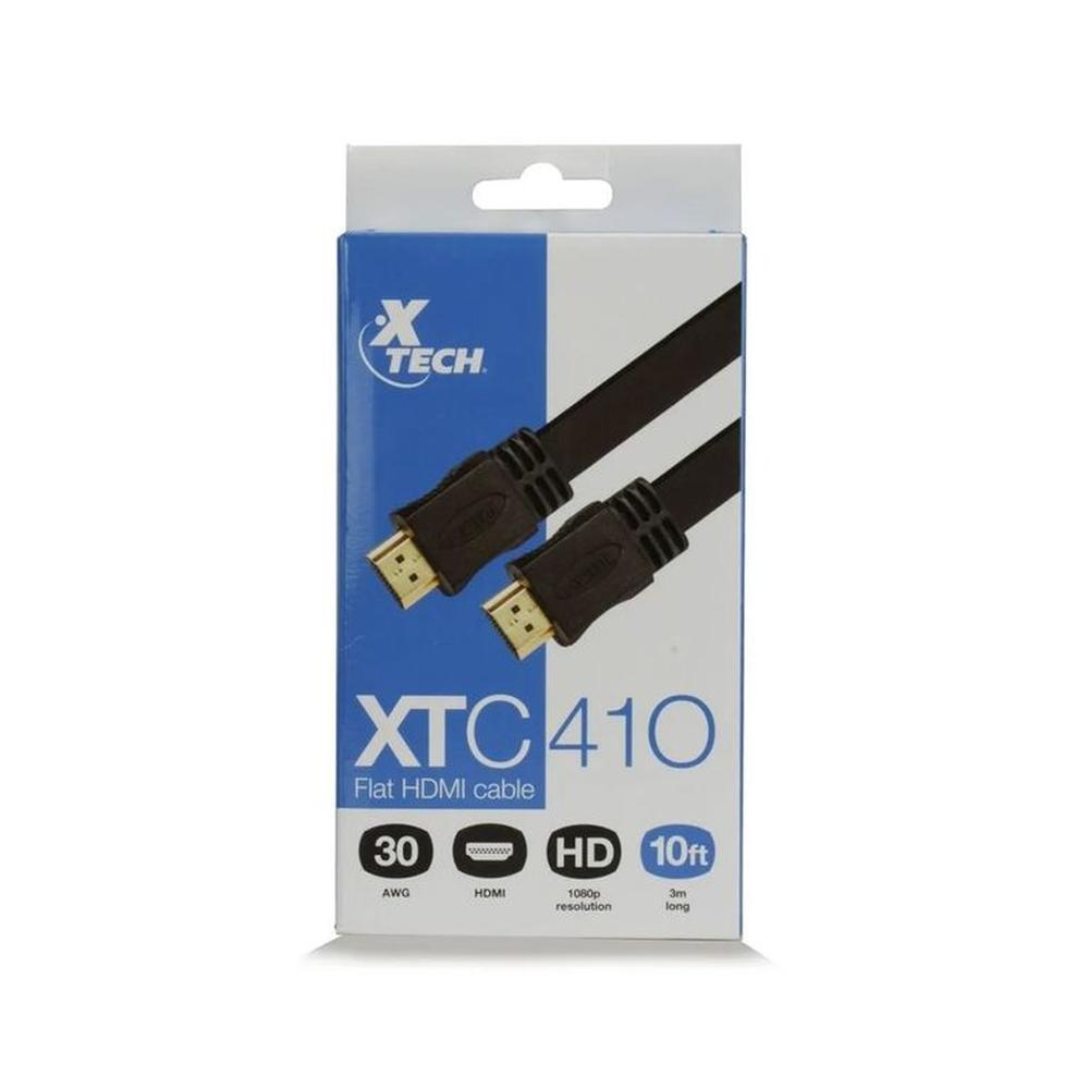 Cable HDMI Plano con Conector Macho a Macho 3 mts XTC-410 | Promart.pe - Promart