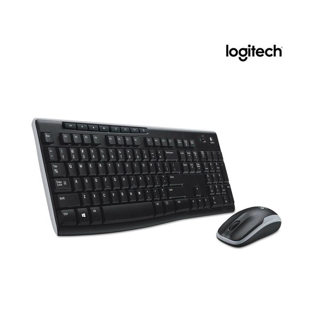 Kit Teclado y Mouse Logitech MK270 Inalámbrico Negro | Promart.pe - Promart