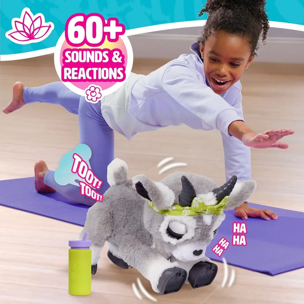 Peluche FurReal Daisy The Yoga Goat +60 Interacciones | Promart.pe ...