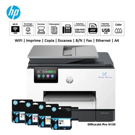 Impresora multifuncional HP OfficeJet Pro 9130 | Promart.pe - Promart