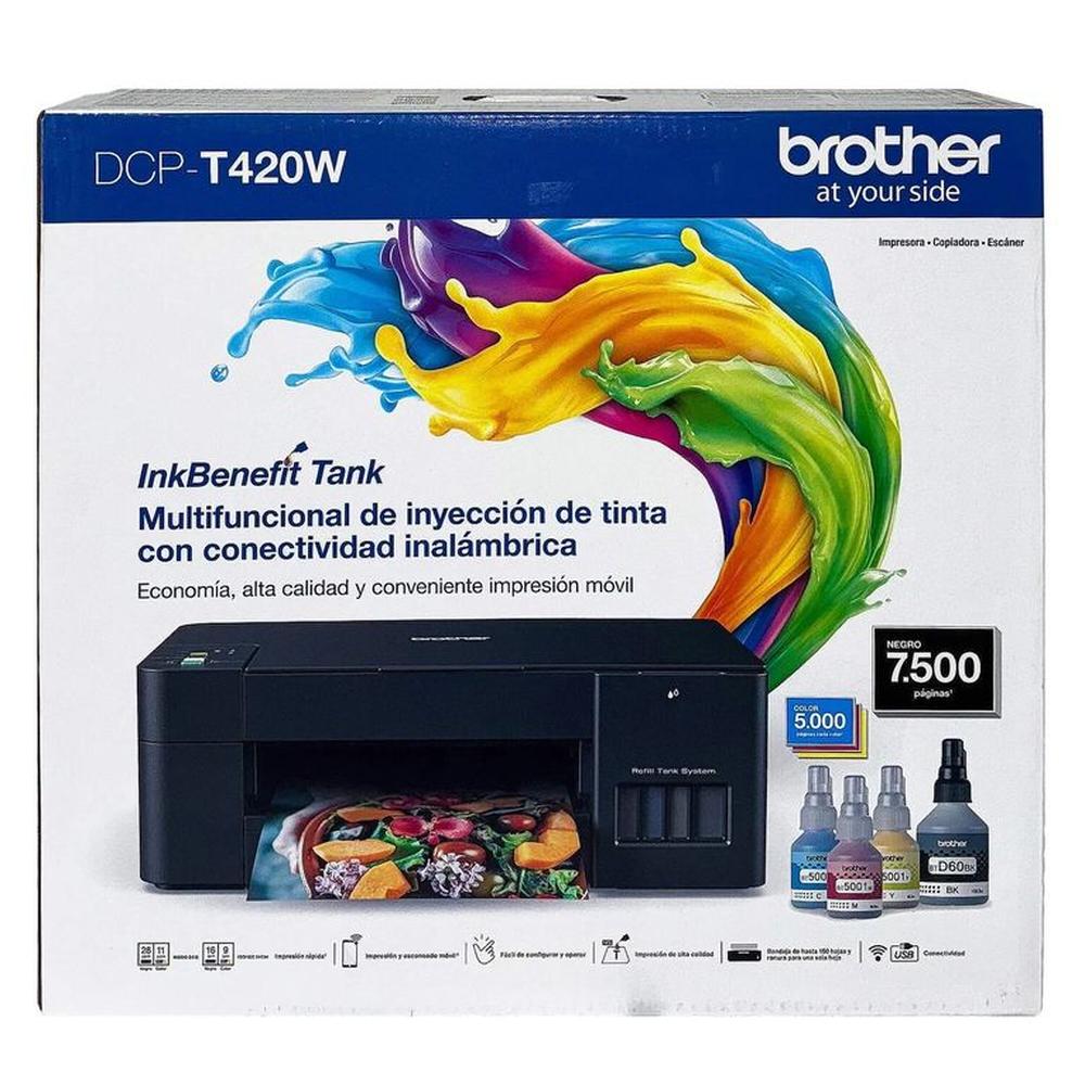 Impresora Brother DCP-T420W Multifuncional a Color - Promart