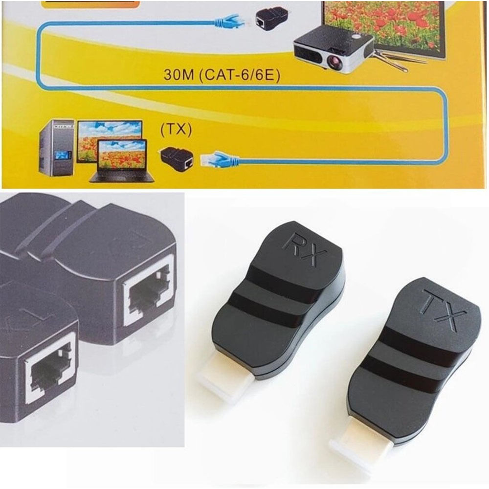Extender Extensor Hdmi Rj45 Utp 4k 30 Metros | Promart.pe - Promart
