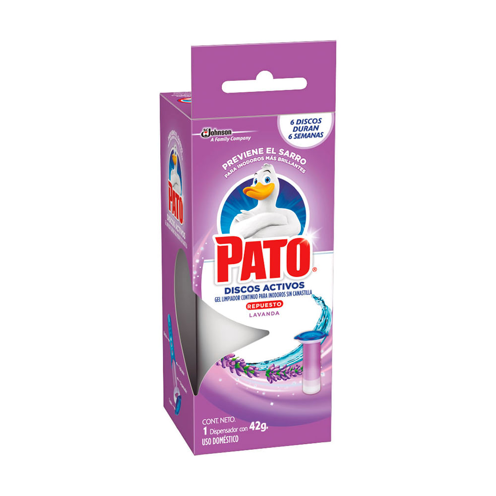 COMBO Pato: Saca sarro líquido 710ml + Repuesto desinfectante de discos ...