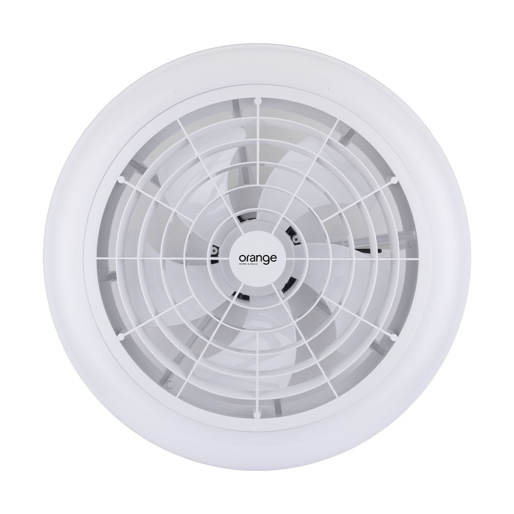 Ventilador de Techo Orange 5 Aspas Plafón Luz Fría/Cálida/Neutra 50W ...