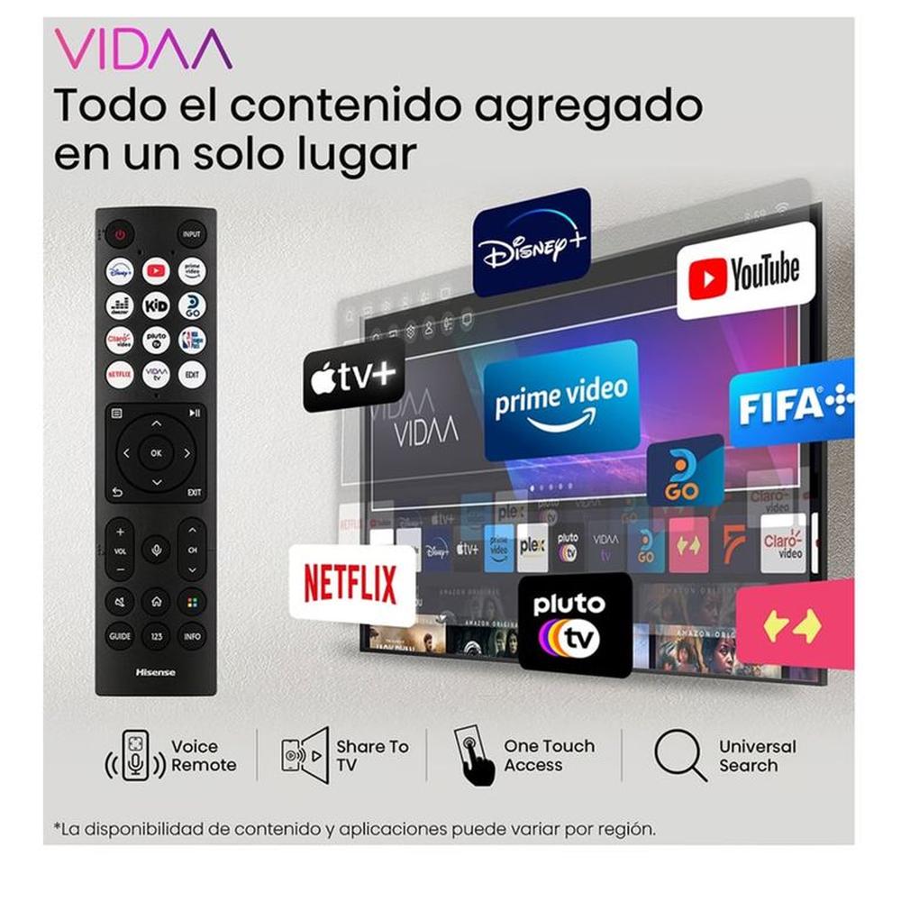 Televisor Hisense 43" FHD Smart TV 43A4K Modelo 2024| Promart.pe - Promart