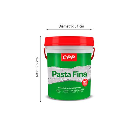 Pasta fina CPP Blanco 3.5 galones - Promart