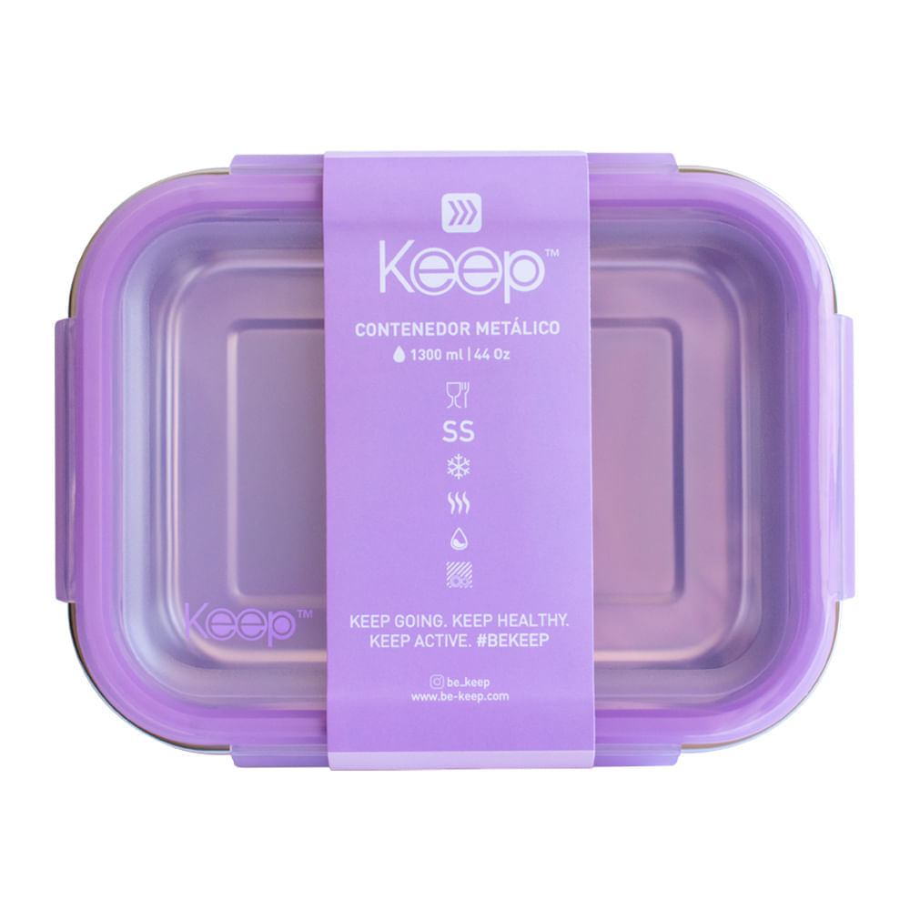 Taper Hermético KEEP Metálico 1300 Ml - Promart