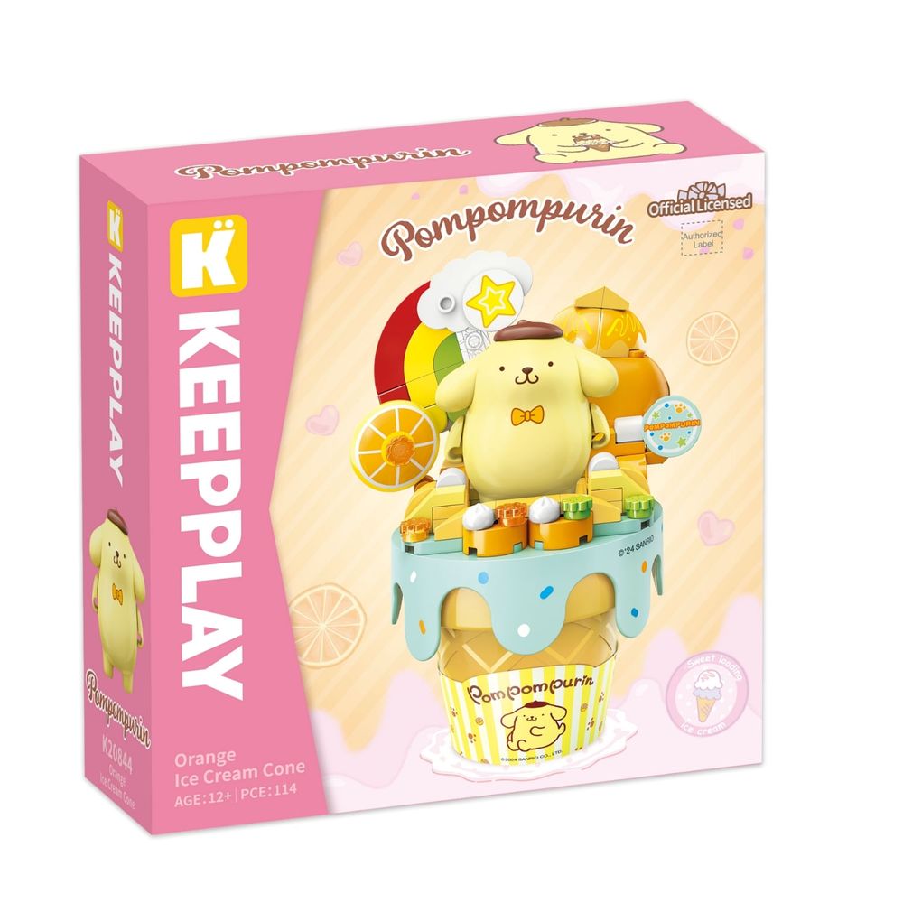 Cono De Helado Armable Hello Kitty & Friends Pompompurin - Promart