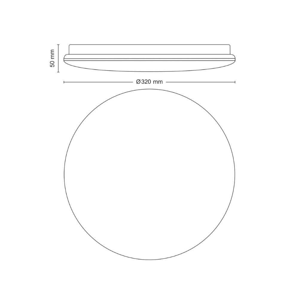 Plafón Led Philips 17W Luz Cálida - Promart