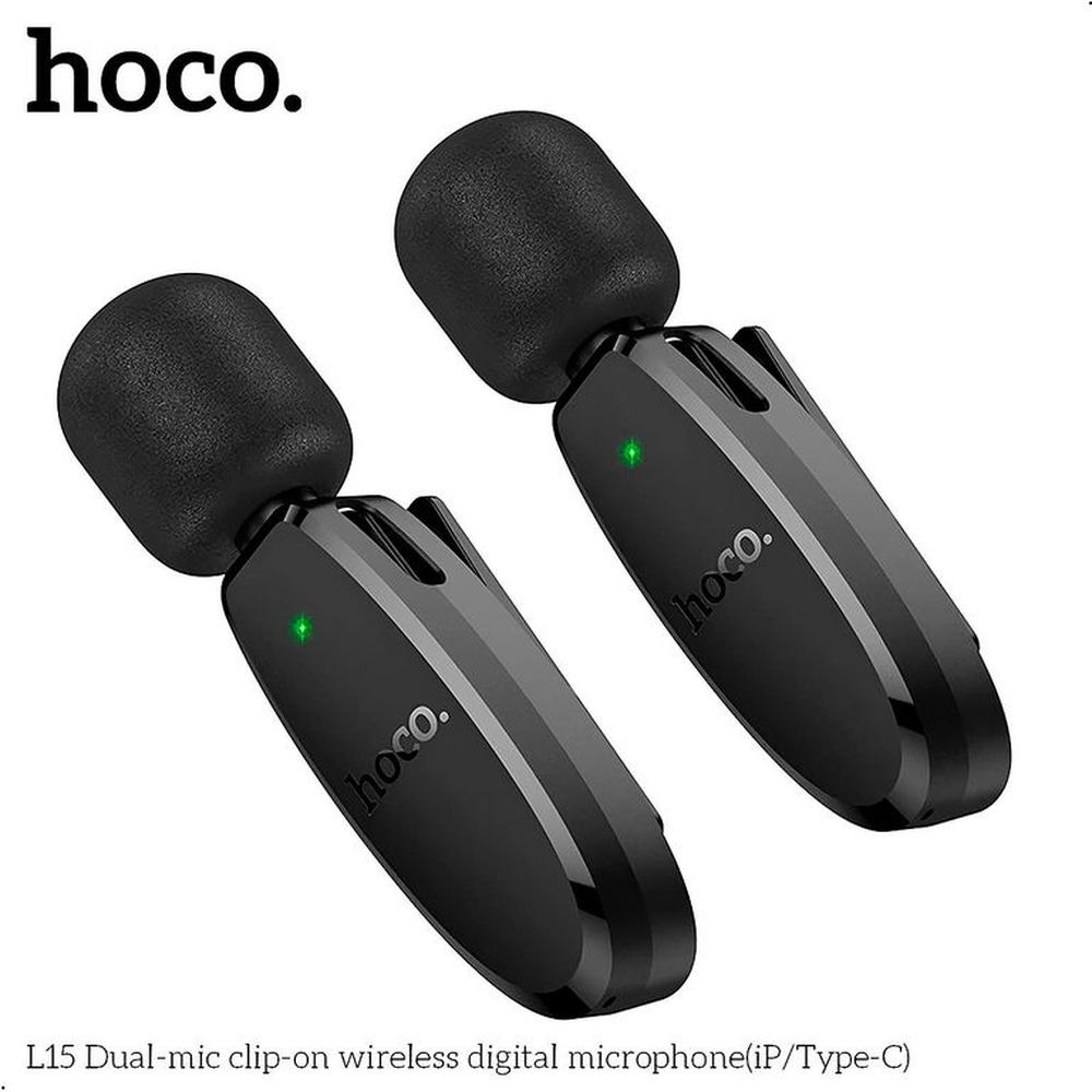 Micrófono Hoco L15 Dual Mic Para Celular Tipo C Y Lightning | Promart ...