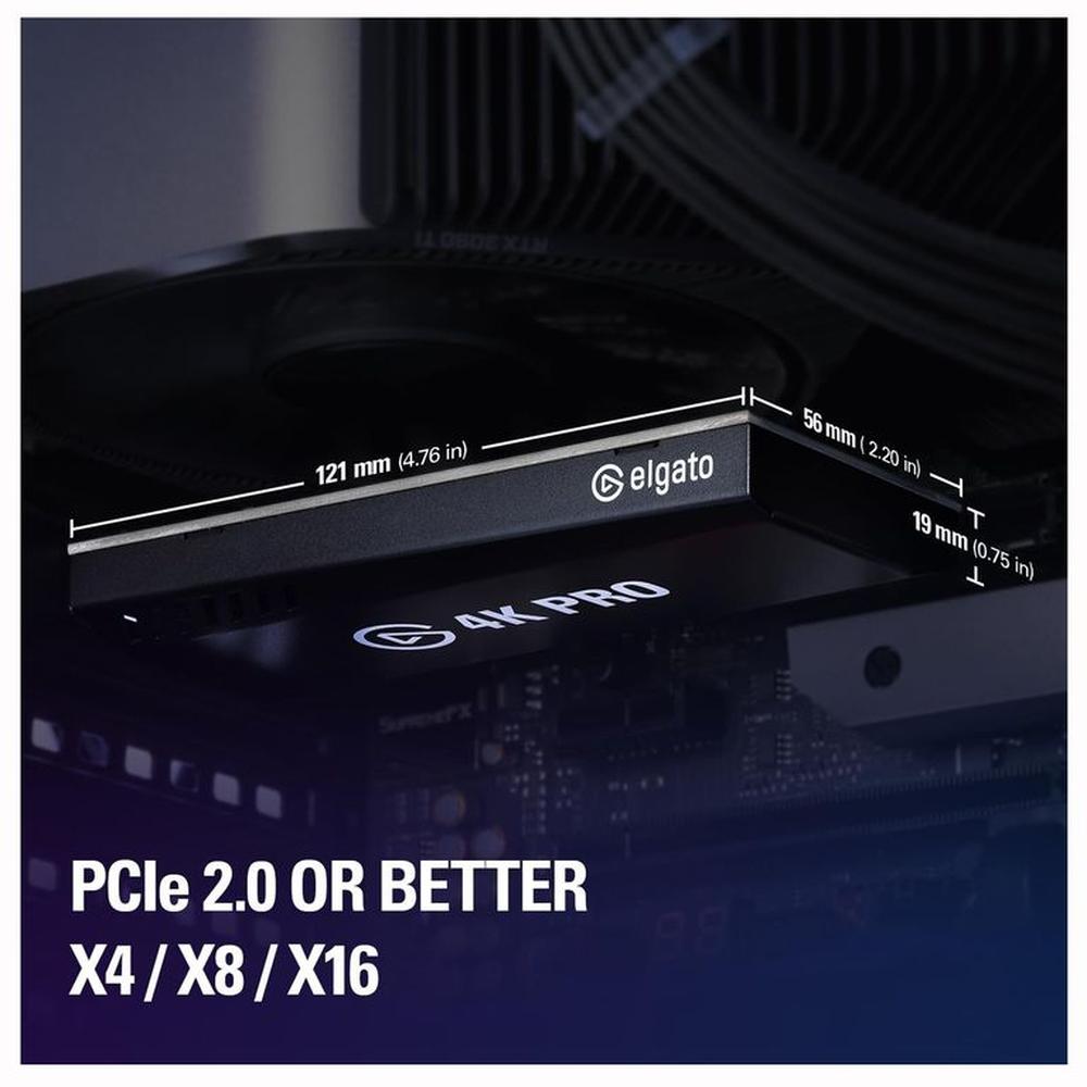 Capturadora de Video Interna Elgato 4K PRO HDMI 2.1 | Promart.pe - Promart