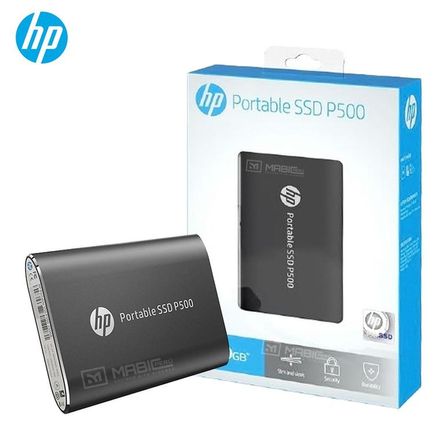 Disco Sólido Externo HP P500 500GB - Negro - Portátil - Promart