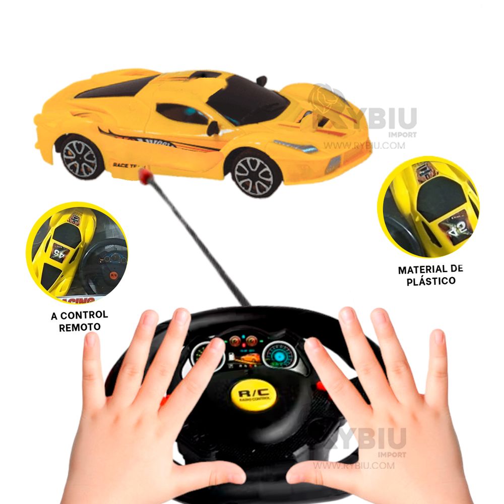 Carrito Novedoso a Control Remoto Color Amarillo | Promart.pe - Promart