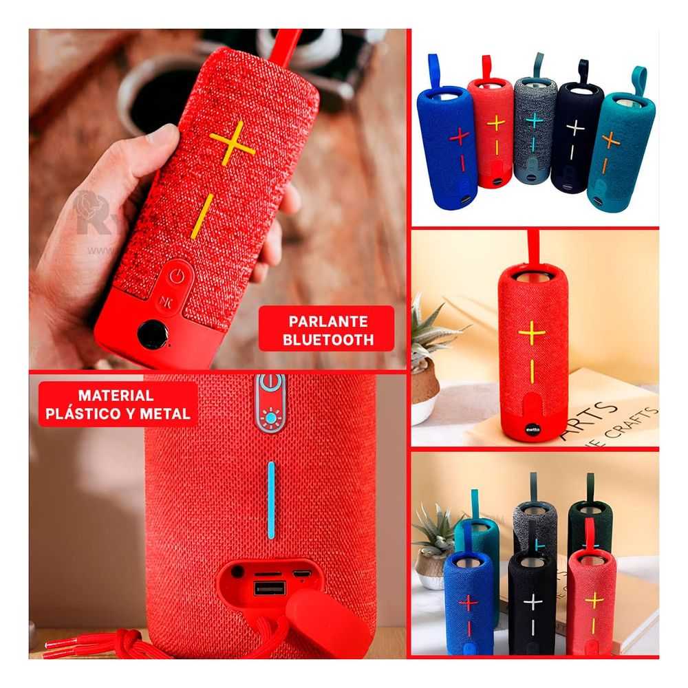 Bocina con Conexion Bluetooth en Rojo Y+Post-it adhesivos | Promart.pe ...