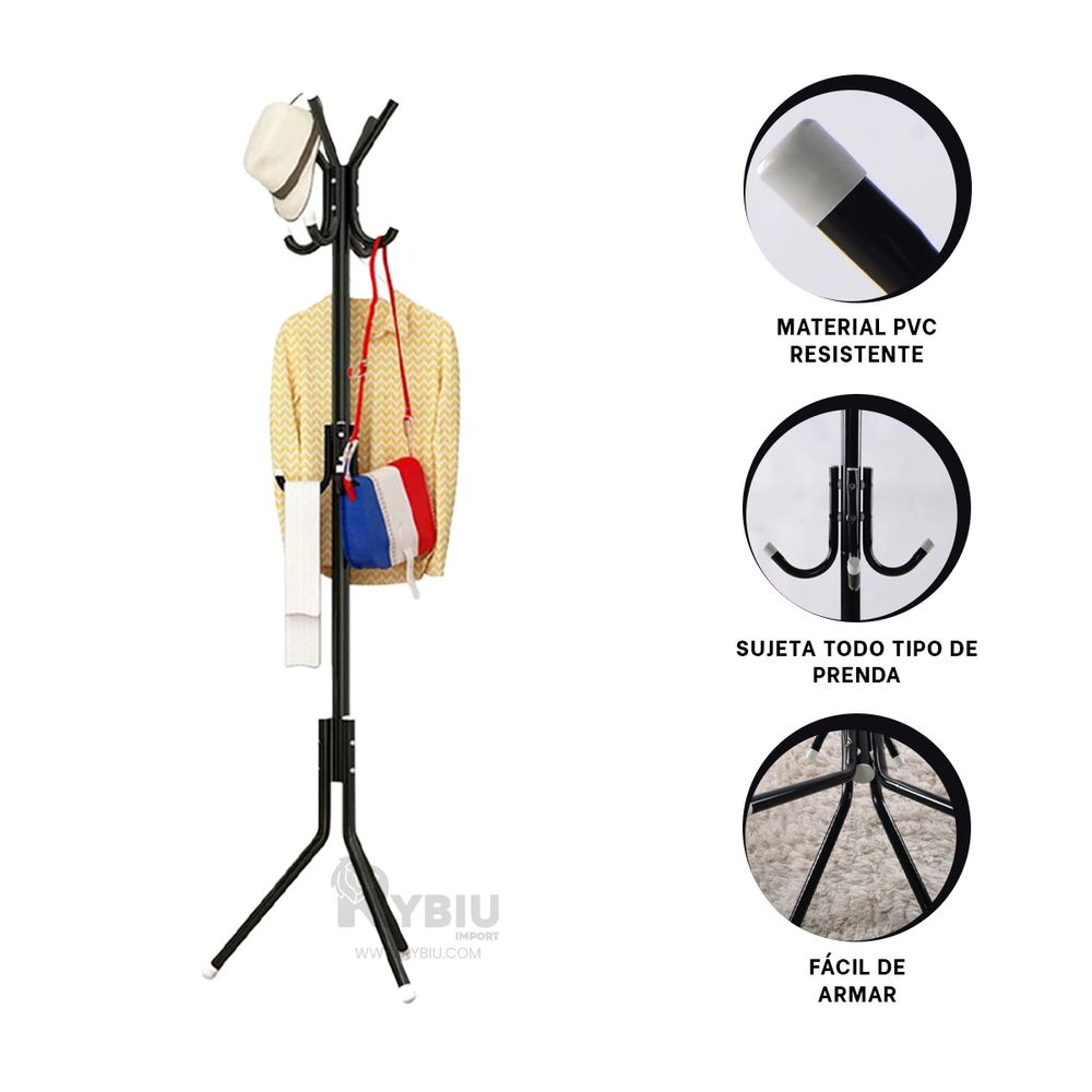 Perchera Dinamica y Elegante en Tono Negro Y+Papel de Regalo | Promart ...