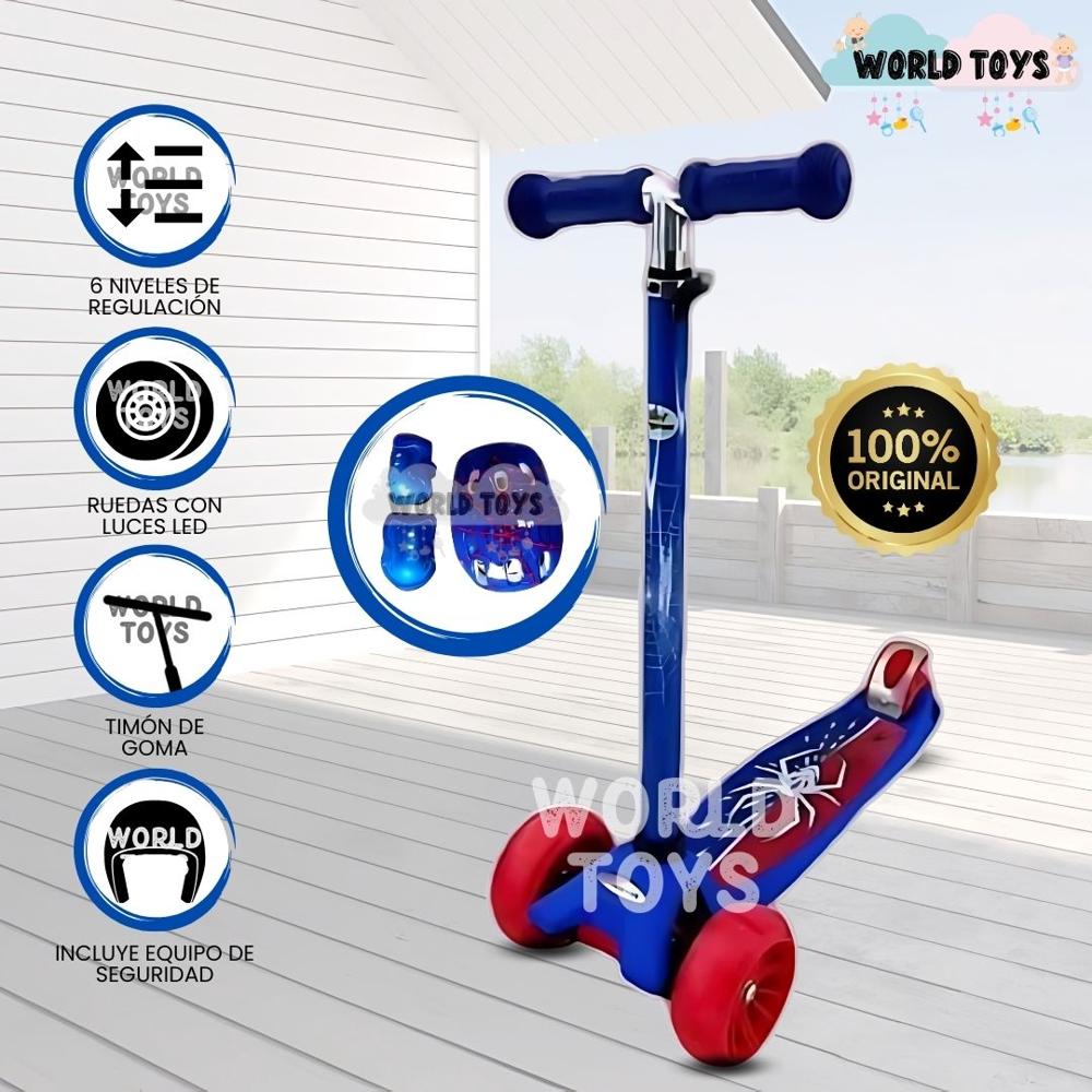 Scooter para niños «RALEY RIDE» con Equipo de Seguridad Azul | Promart ...
